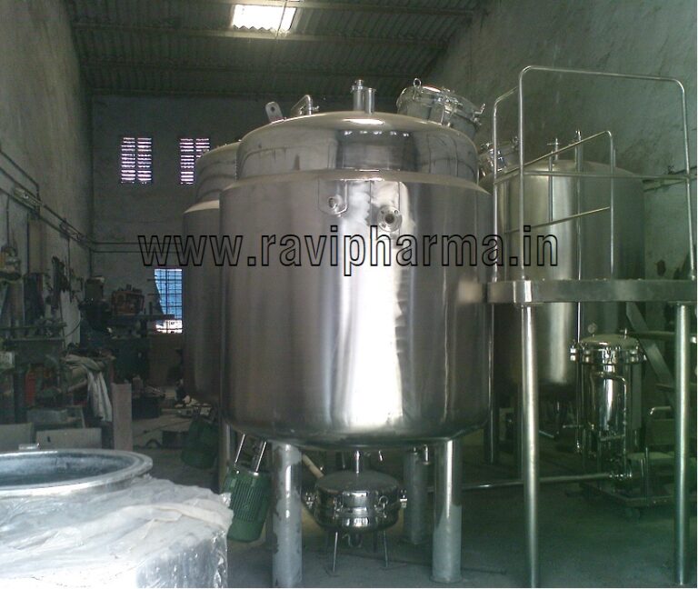 LIQUID ORAL / SYRUP PROCESS PLANT - RAVI INTERNATIONAL Liquid syrup ...